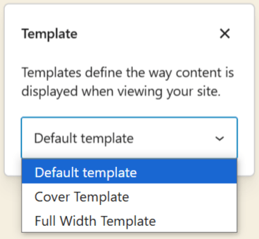 Page Template – Edublogs Help and Support